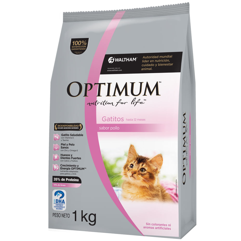Comprá Alimento Optimum Kitten 1kg - Puppis