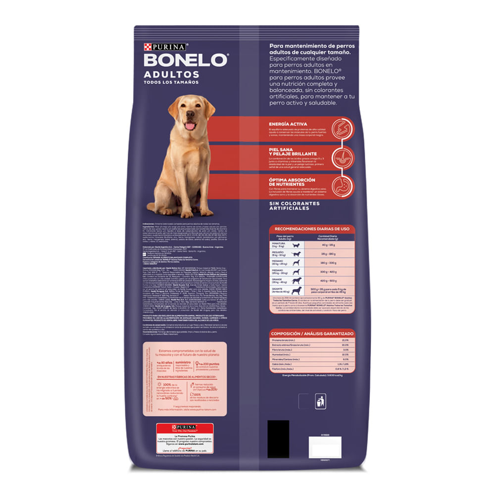 Alimento Bonelo Perro Adulto - Puppis