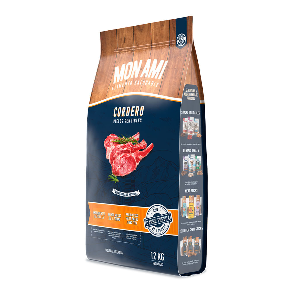 Alimento Mon Ami Cordero Perro Adulto - Puppis