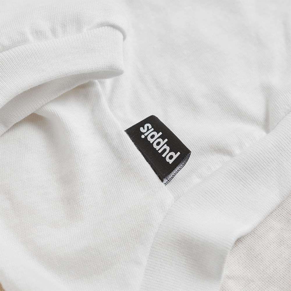 Remera manga ranglan offwhite the boss - Puppis